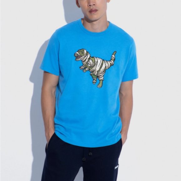 Coach | Shirts | Coach X Michael B Jordan T Shirt Rexy Dinosaur Cotton ...